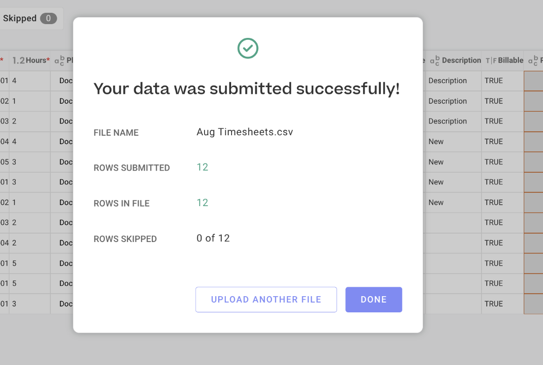 Organization Settings - Timesheet | Mosaic