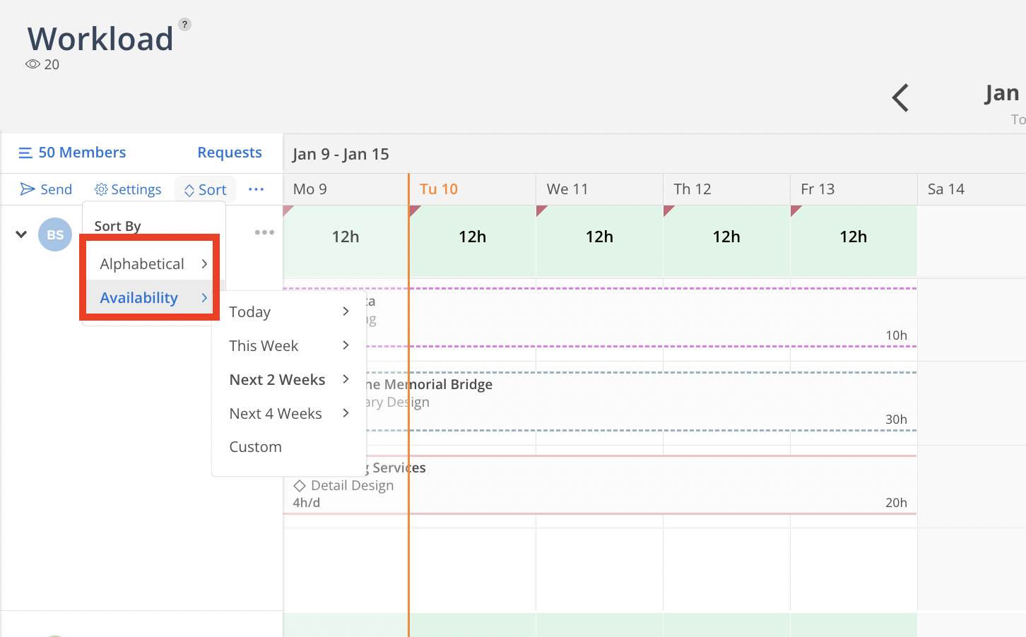Viewing Members and Their Workloads | Mosaic