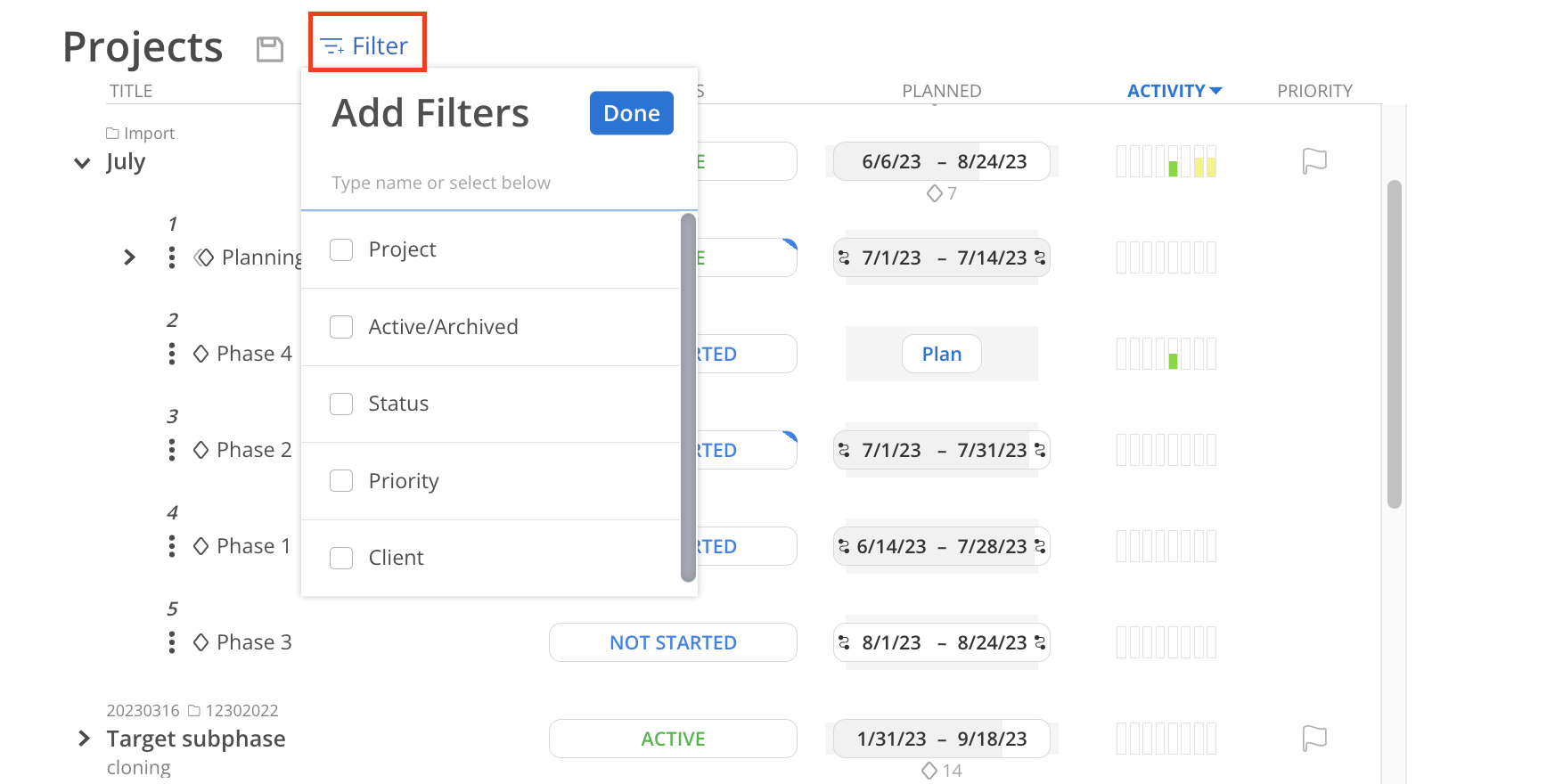 Member Modal - Projects | Mosaic