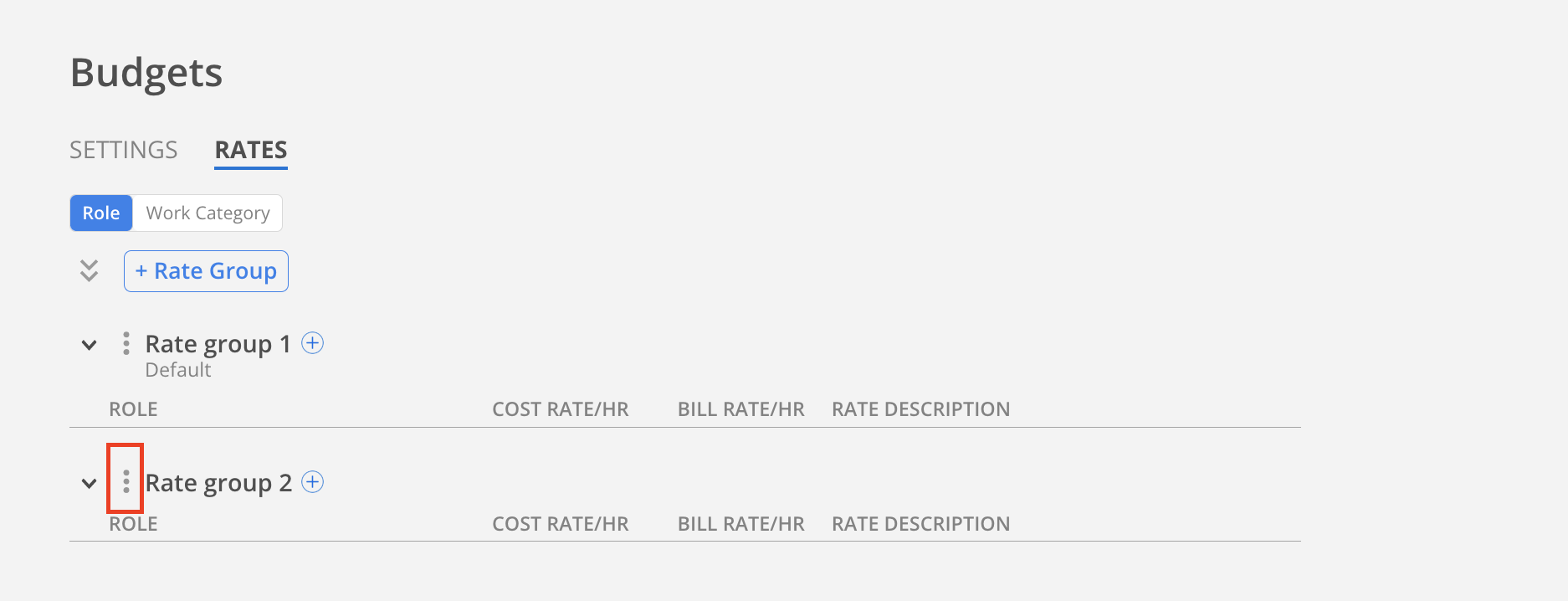 Rate Groups | Mosaic