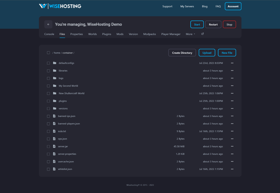 How to Download your Minecraft Server World or Files | WiseHosting