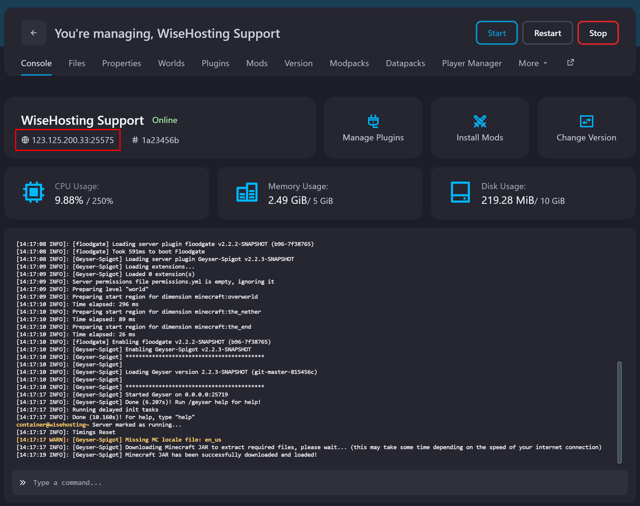 How to Find your Server IP | WiseHosting
