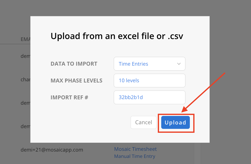 Organization Settings - Timesheet | Mosaic