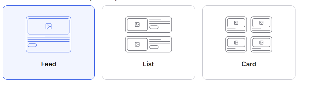 Channel layout options | GroupApp